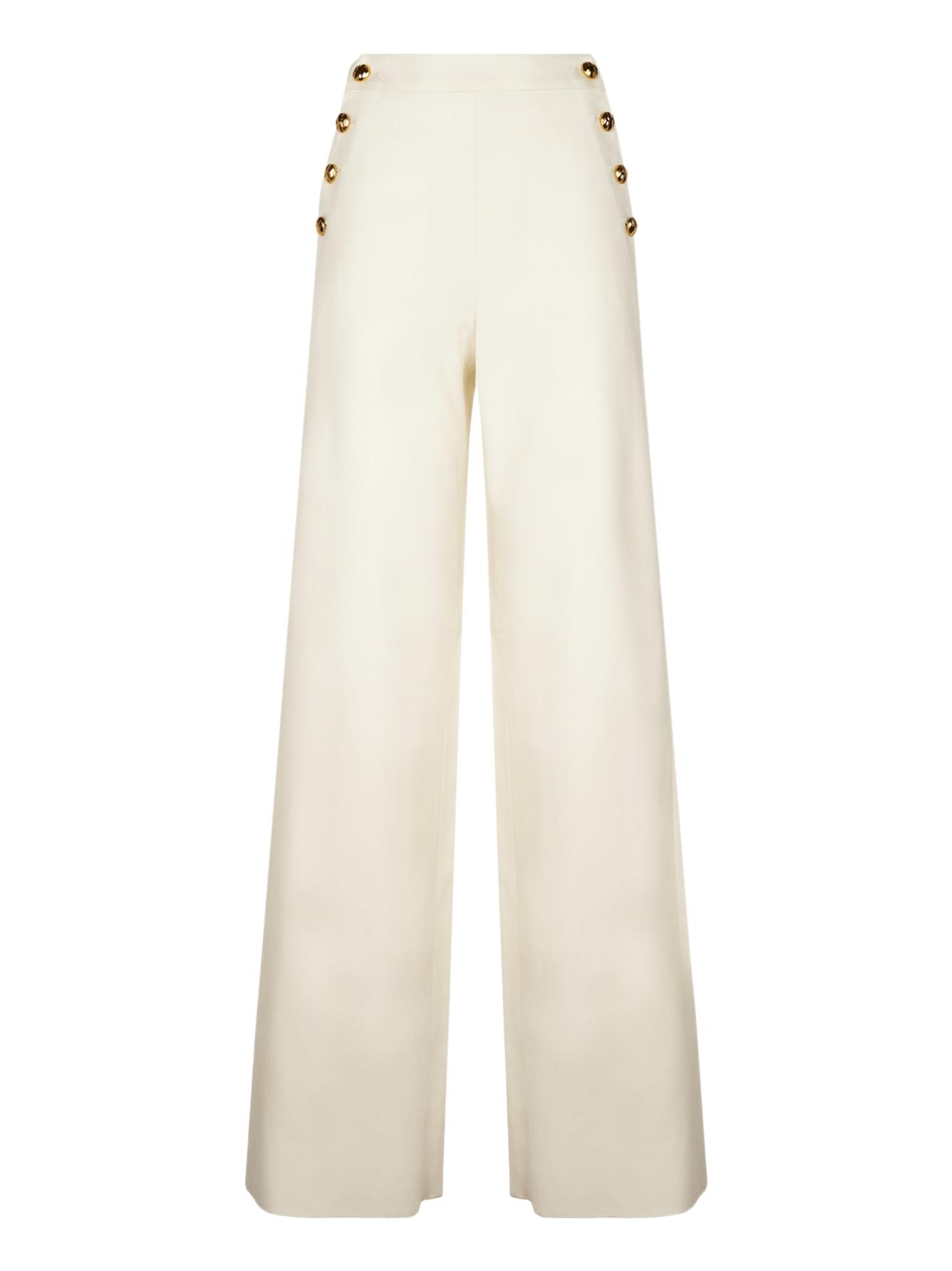 CLAUDIE PIERLOT Claudie Pierlot Short Wool Blend Coat with Leather Collar